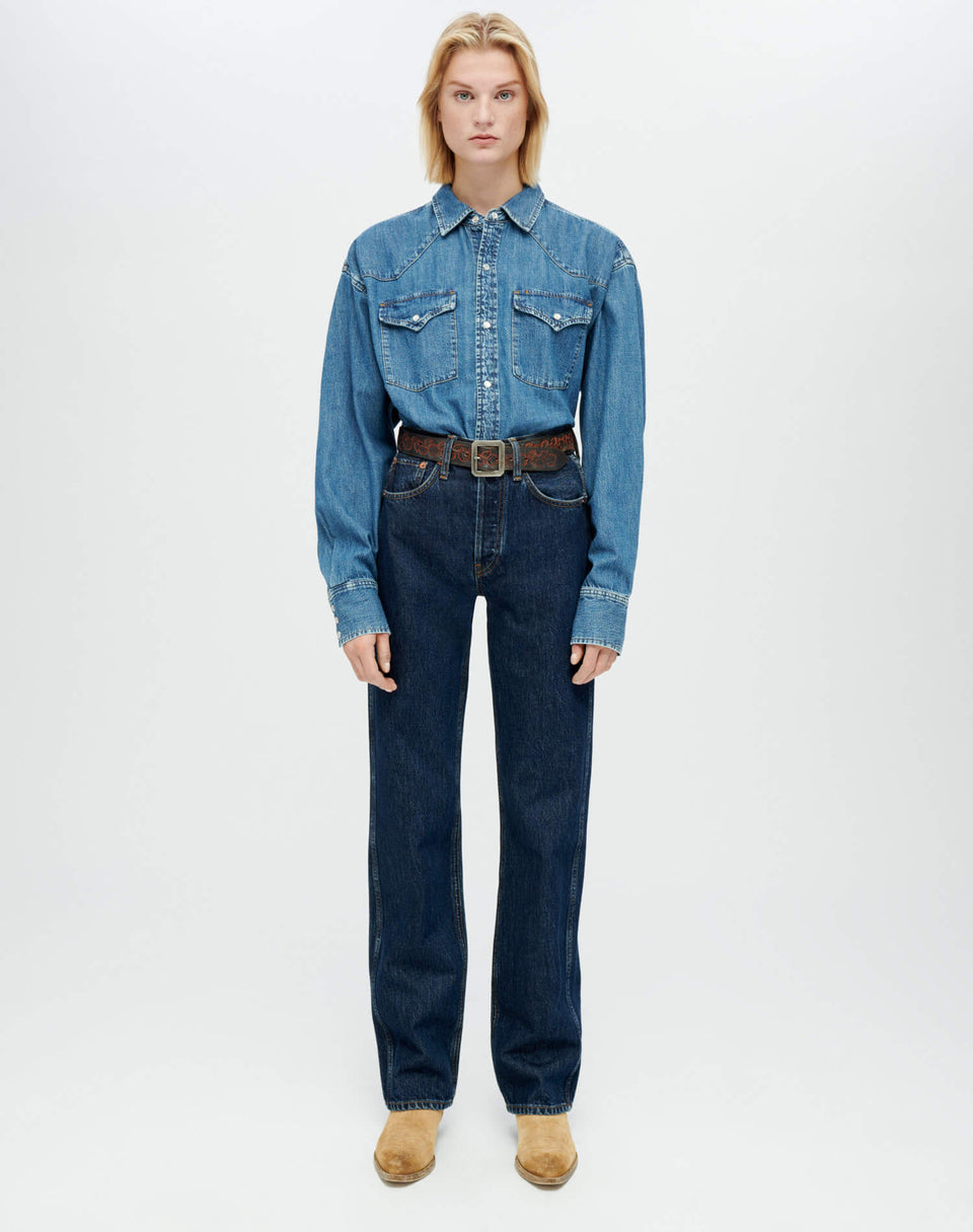 RE/DONE x Classis | 90s High Rise Loose in Heritage Rinse